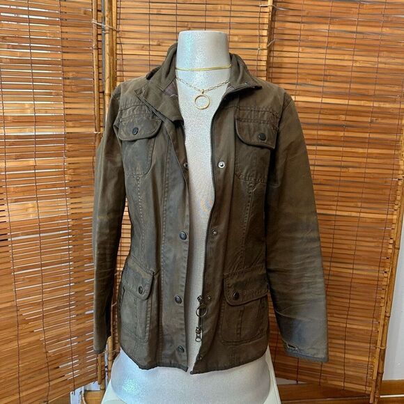 Barbour | Jackets & Coats | Barbourwomens Lined Tartan Zip Waxed Monaco ...
